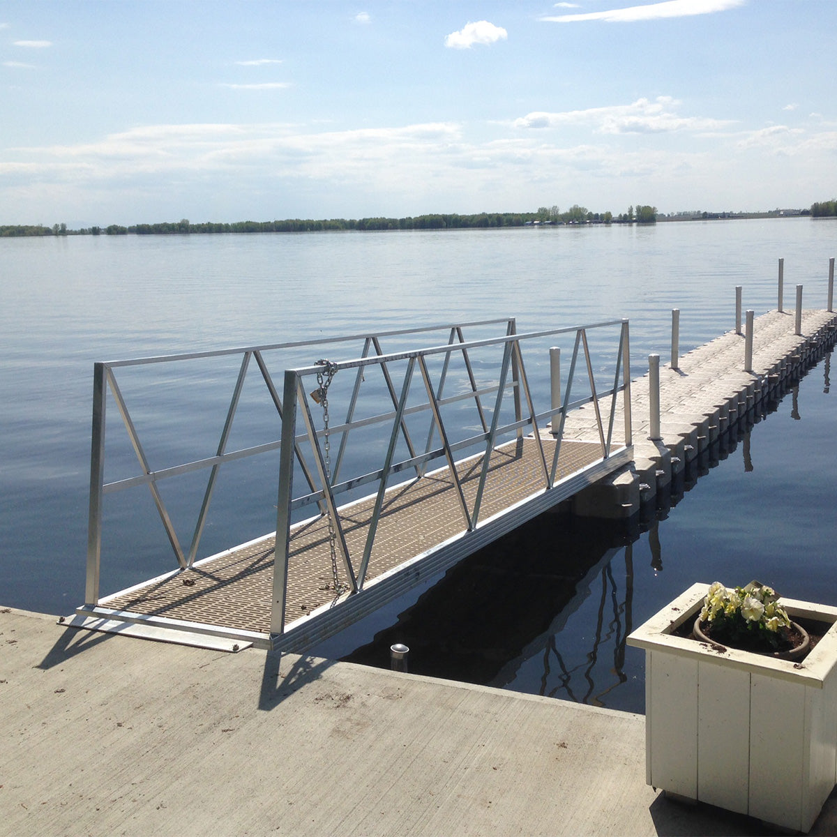 Shop Durable Welded Gangways for Floating Docks | Candock